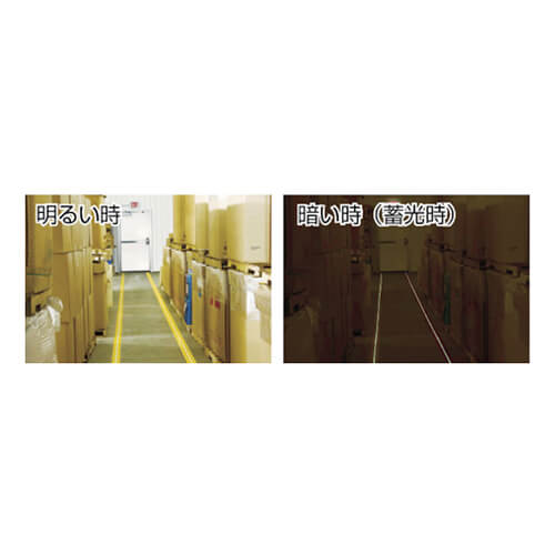 ラインテープ50mm×30m 黄 【IWATA ラインプロ（黄／蓄光） 1巻（30M）】 | 梱包材 通販No.1【ダンボールワン】